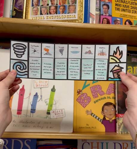 Natural Disasters Accordion Craft | Interactive Science Activity