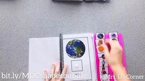 Octagon Real Life 2D Shapes Adapted Books [ Level 1 and Level 2 ]