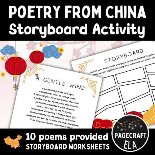 Explore Poetry from China through Storyboarding Activities by Pagecraft ELA