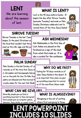 The Season of Lent - Teaching Bundle by Pink Tulip Teaching Creations
