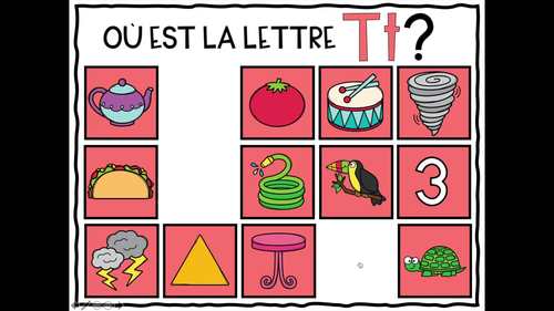 French Digital Alphabet Games - Où est la lettre T? by Fun in French ...