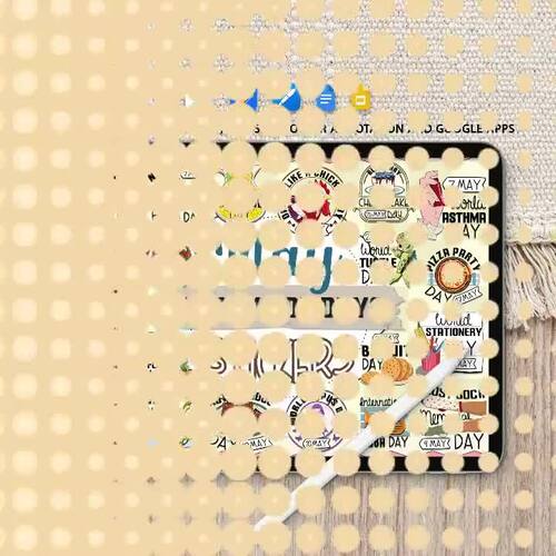 May Wacky Holidays Digital Stickers, 31 PNG Funny Awareness Sticker