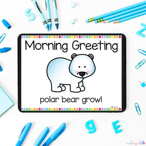 Digital Day in K Plans & Activities Week 20 | Google Slides by My Day in K