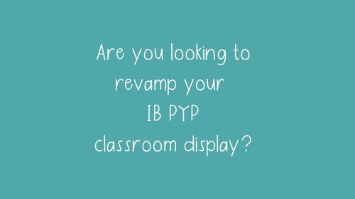 IB PYP Bulletin Board Bundle Learner Profile Key Concepts Units of Inquiry