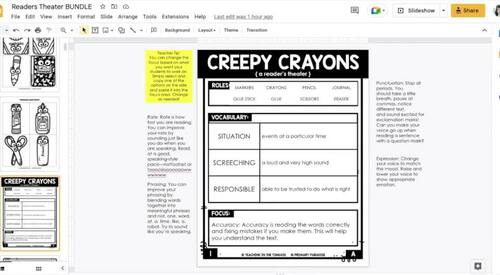 Readers Theater Short Play Winter Spring Summer Fall Scripts Christmas