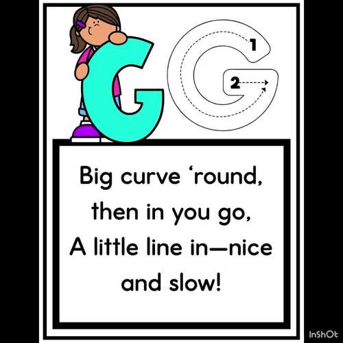 Uppercase Alphabet Formation Poems A through Z | Posters Bundle | TPT