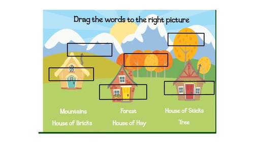 Reading Comprehension Boom™ Bilingual Bundle The Three Little Pigs Tres ...