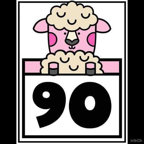 Counting by 10 Posters & Practice Cards for Kindergarten | Sheep Theme