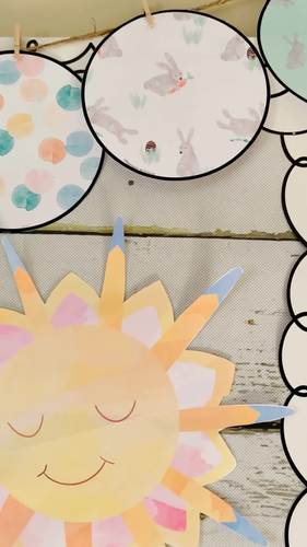 Spring Bulletin Board | Easter Craft and Classroom Decor by ...