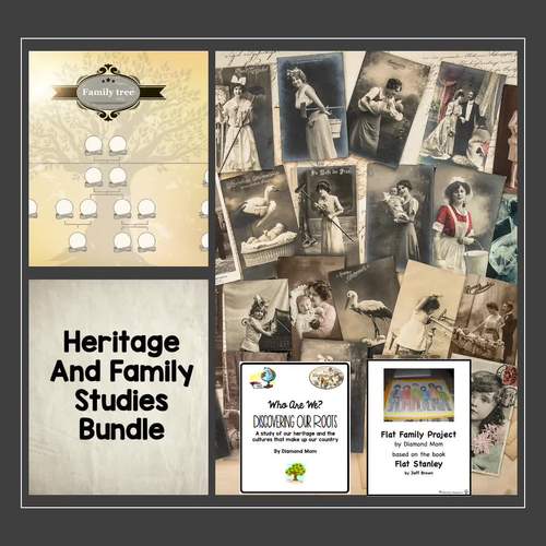 Family Heritage Projects Bundle by Diamond Moms Treasury | TPT