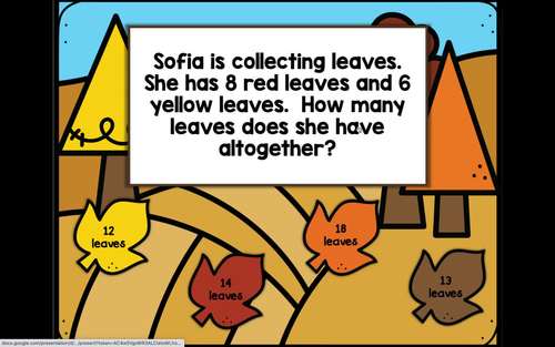 Addition Sums to 20 Word Problems Unscramble for Google Slides | TpT