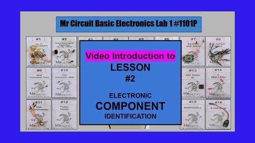 Mr Circuit Electronics Lesson 2 - "ELECTRONIC COMPONENTS AND SCHEMATICS" lesson