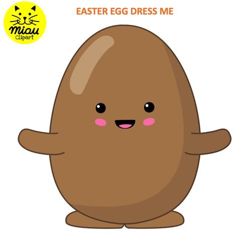 Easter Egg Dress me Clipart | Spring | Dress up dolls PNG | GIF ...