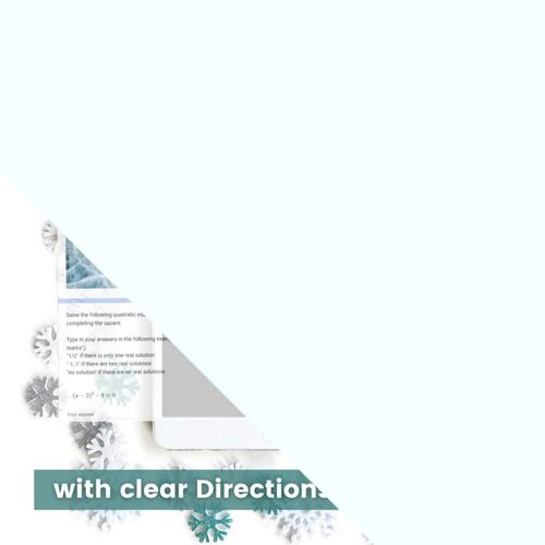 Solve Quadratic Equations - NO PREP Self-checking Winter Escape Room ...