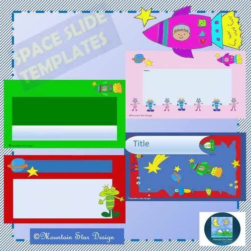 Space Slides Templates by Mountain Star Design | TpT