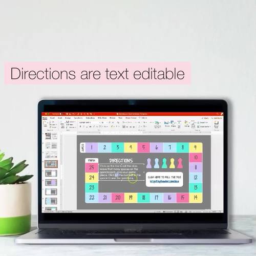 Commercial Use Editable Blank Gameboard Template Google Slides Back to ...