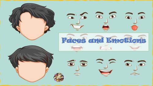 Faces and Emotions Make your own faces with different emotions | TPT