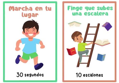 Movement Break Cards, Printable Brain Breaks, SPANISH, Autism, and ...