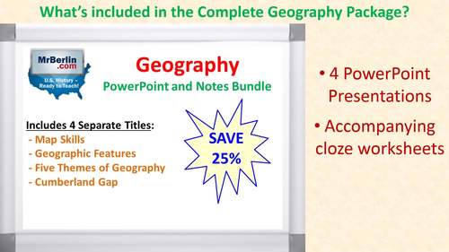 Geography PowerPoint and Notes Bundle by MrBerlin | TPT