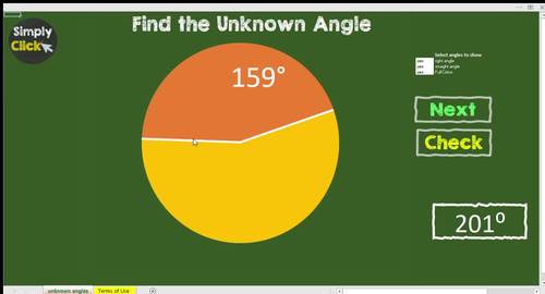 ANGLES Find the unknown angle- UNLIMITED QUESTIONS - With ANSWERS