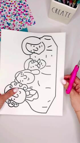 Mount Rushmore Craft - US Symbols Project | TPT