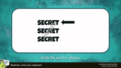 Rebus Word Puzzles in Google Slides with Pear Deck for Warm-ups ...