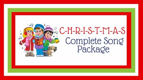 Holiday Program Song Package - Christmas Concert Song with Backing Track