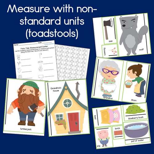 Non standard Measurement 1st Grade Fairy Tale Math Activities Print ...
