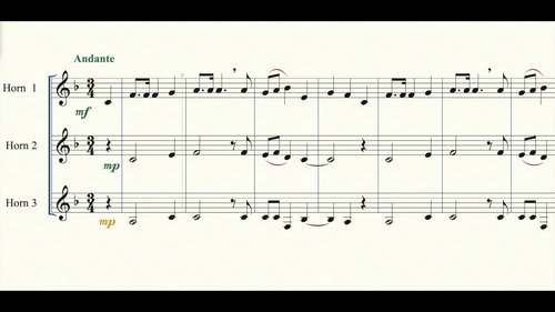 O Christmas Tree French Horn Trio by Bryan Kujawa | TpT