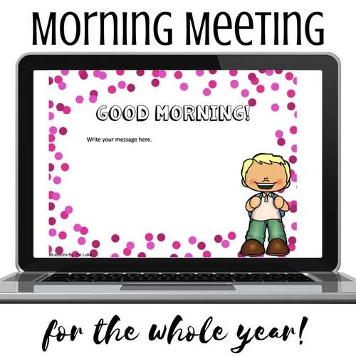 Morning Meeting *Greetings, Sharing, Activities & Message* | TPT