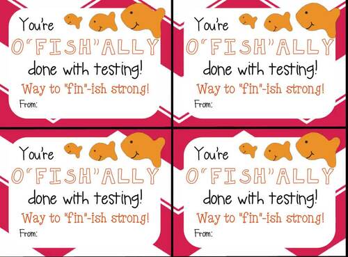 "You are o-fish-ally done with testing" Goldfish Crackers Testing ...