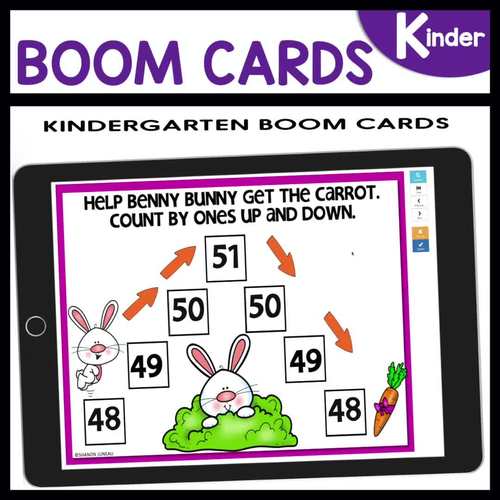 Counting by Ones to 100 Boom Cards Kindergarten | TPT