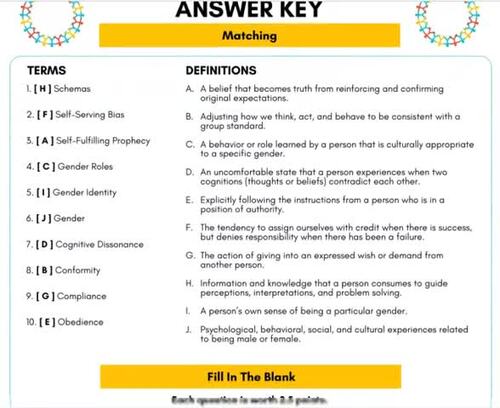 Social Psychology Test (Part 2) by Psyched About Social Studies | TPT
