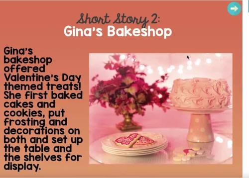 Valentine's Day Short Stories Real Pictures Boom™ Cards by Teacher Camille