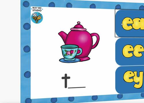 LONG E VOWEL TEAMS EE EA EY IE Y TASK CARDS PHONICS BOOM CARDS REVIEW ...
