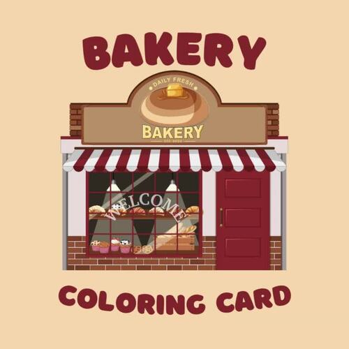 Baking Coloring Pages / Cards l Printable by TANDPSTUDIO | TPT