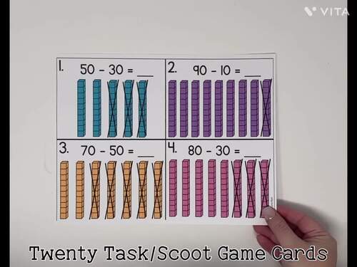 Subtracting Tens Subtract Two Digit Subtraction Without Regrouping ...