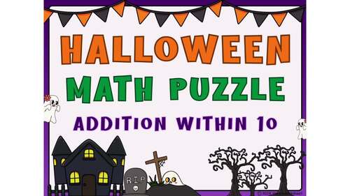 Halloween Addition & Subtraction Within 10 | Google Slides Drag and ...