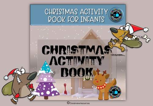Christmas Activity Fun Book for Infants by Oceanview Resources | TpT