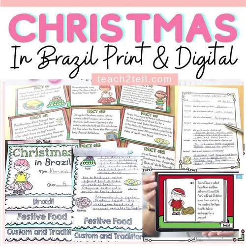 Christmas in Brazil Print & Digital | Winter Holidays Around the World