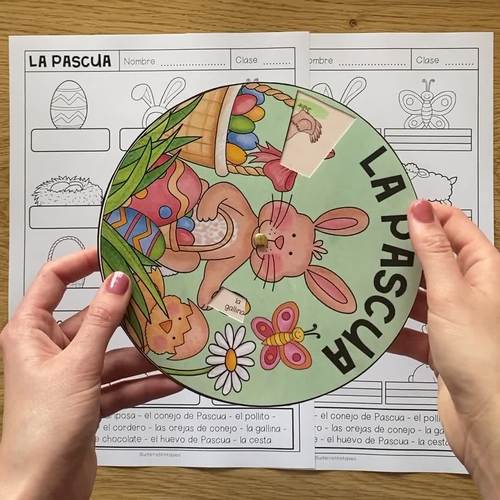 LA PASCUA - Rueda de Vocabulario by My Teaching Factory | TPT