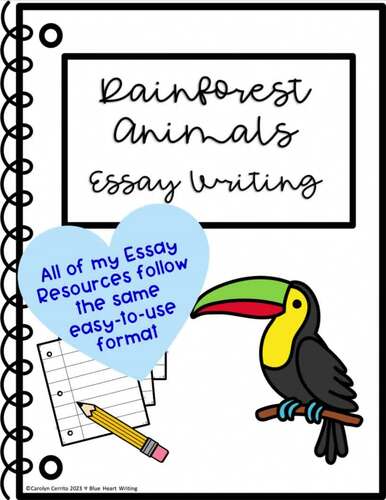 Rainforest Essay | 5-Paragraph Essay Writing | Animals Research Writing ...