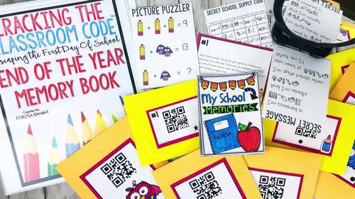 End of the Year Escape Room Memory Book Cracking the Classroom Code ...