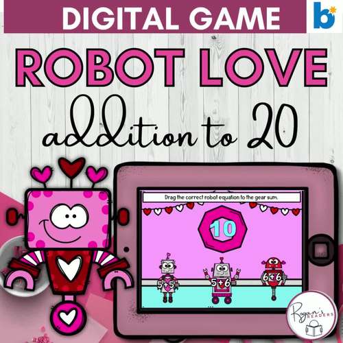 Valentine's Day Addition to 20 - Boom™ Cards by Rogan's Readers | TPT