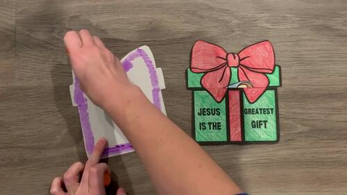 Jesus is the Greatest Gift Craft, Christmas Bible Craft, Sunday School ...