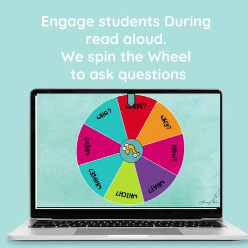 Digital Reading Comprehension Spinner by Literacytales | TPT