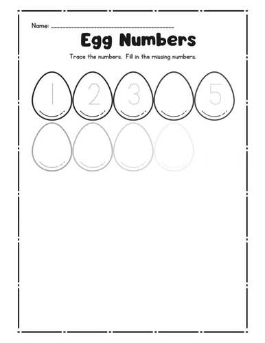 Dinosaur Activity Worksheets - Preschool & Kindergarten Literacy, Math ...