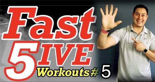 At-Home Workouts: FAST 5 Workout #5 by The PE Spot | TPT
