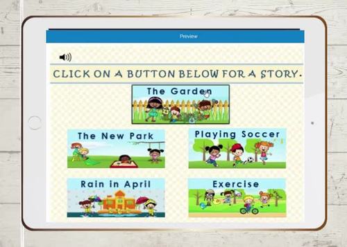 Reading Comprehension Spring Activities (Audio Support) Boom Cards