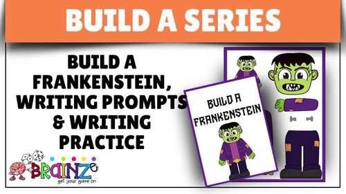 Halloween Craft - Frankenstein Writing Prompts, Halloween Coloring Pages